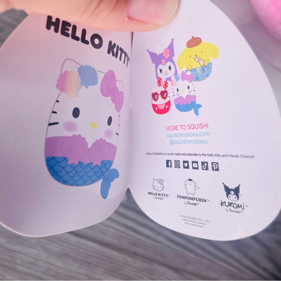 Squishmallows | Toys | Hello Kitty Squishmallow Mermaid Seashell Plush ...